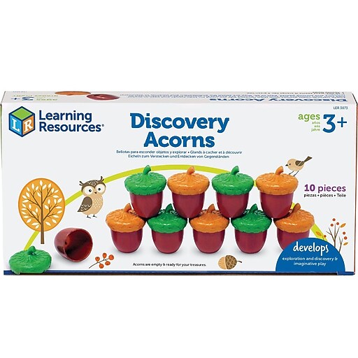 Learning Resources Discovery Acorns, Assorted Colors, 10/Pack (LER3073 ...