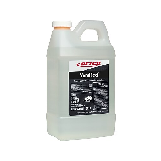 Betco VersiFect Disinfectant, Fresh Scent, 67.6 Oz., 4/Carton (38204700 ...
