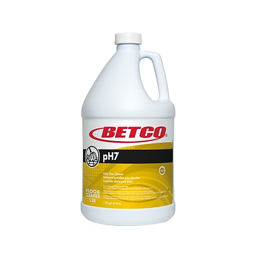 Betco pH7 Floor Cleaner, Lemon Scent, 1 Gal. (1380400) | Staples