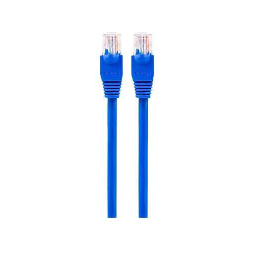 Philips Elite 3' RJ45 to RJ45 Cable, Male to Male, Blue | Staples
