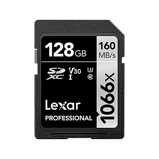 Lexar Professional SILVER 128GB SDXC Memory Card, Class 10, UHS-I ...