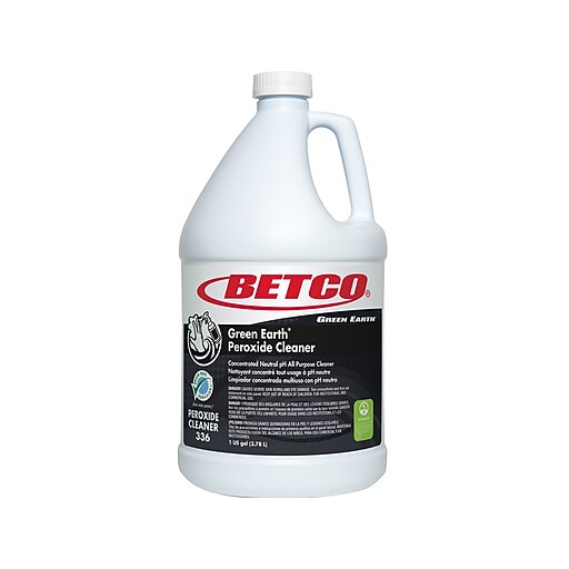 Betco Green Earth Peroxide Cleaner, Fresh Mint Scent, 128 Oz., 4/Carton ...