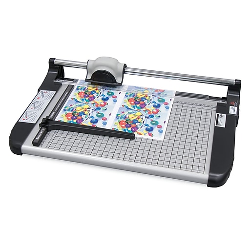 United 18" Rotary Paper Trimmer, 15 Sheet Capacity, Silver/Black (RT18 ...