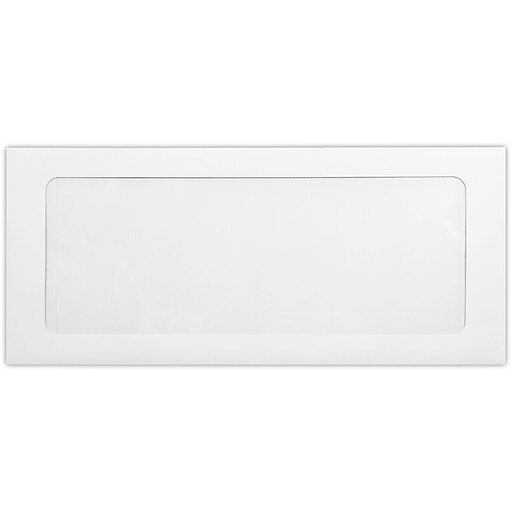 LUX #10 Full Face Window Envelopes (4 1/8 x 9 1/2) 500/Pack, 80lb ...