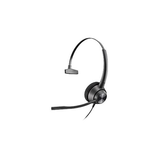 Poly Encorepro 310 QD Mono Headset, Over-the-Head, Black (77T43AA ...