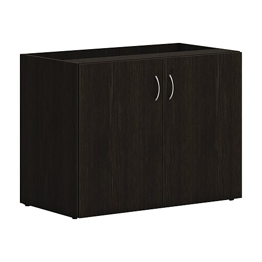 HON Mod 29" Storage Cabinet with 1 Shelf, Java Oak (HLPLSC3620.LJA1 ...