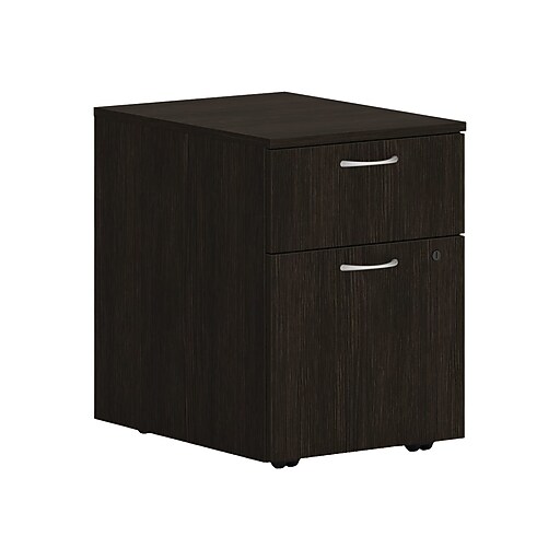 HON Mod 2-Drawer Vertical File Cabinet, Mobile Pedestal, Letter/Legal ...