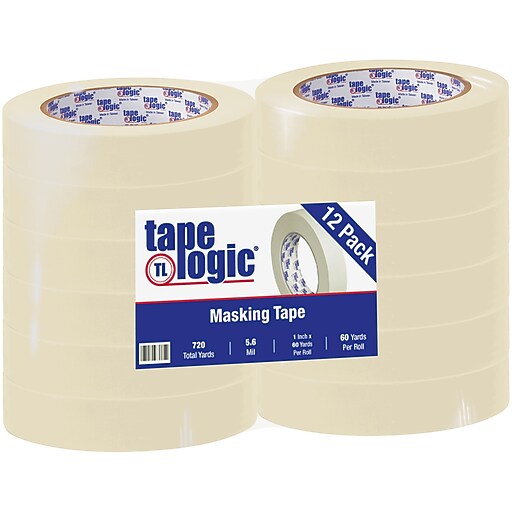 Tape Logic™ 1" x 60 yds. Medium Grade Masking Tape, 12 Rolls | Staples