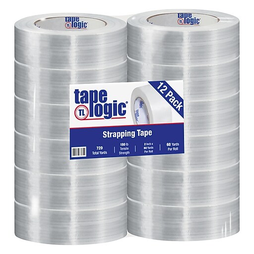 Tape Logic® 1400 Strapping Tape, 2" x 60 yds., Clear, 12/Case ...