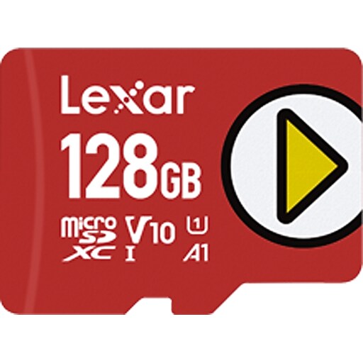 Lexar PLAY 128GB microSDXC Memory Card, Class 10, UHS-I (LMSPLAY128G ...