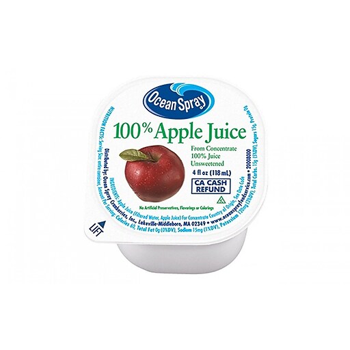 Ocean Spray Apple Juice, 4 oz., 48 Count (00720) | Staples