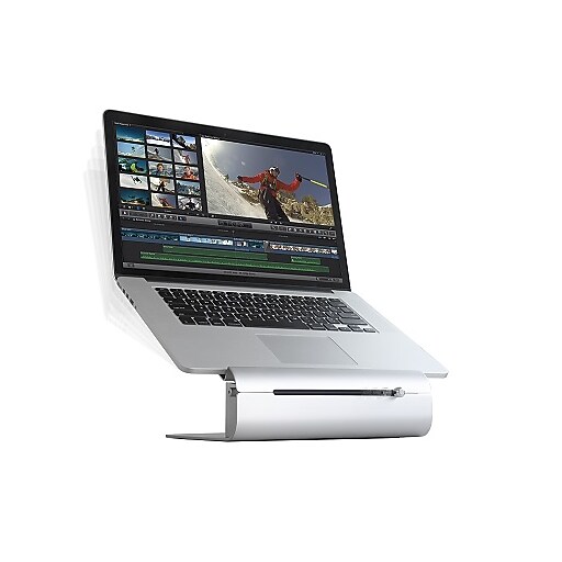 Rain Design iLevel2 Adjustable Laptop Stand, Silver (12031) | Staples