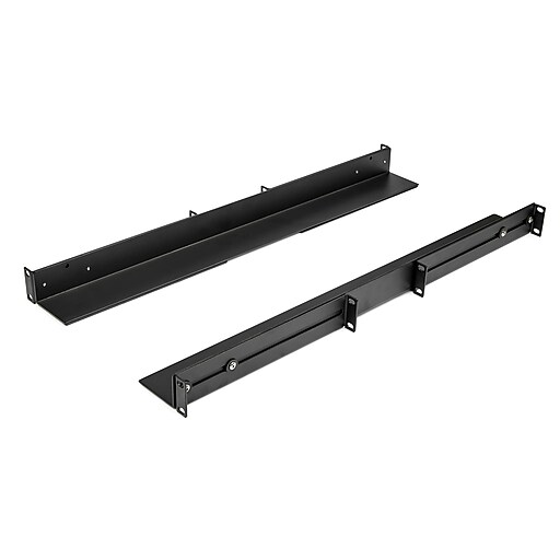 1U 19" Server Rack Rails 24-36" Adjustable Depth /Universal 4 Post ...