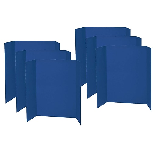 Pacon Corrugated Cardboard Presentation Board, 48" x 36", Blue, 6 Pack ...