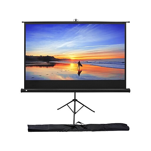 Kodak 80" Manual Tripod Projector Screen, Matte White (RODPJSTS80.16 ...