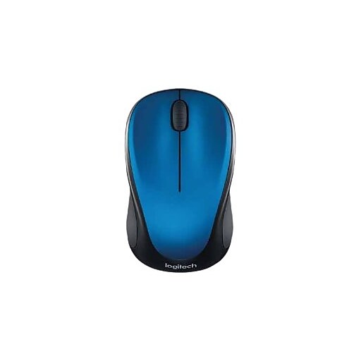 Logitech Wireless Optical Mouse, Steel Blue (910-002901) | Staples