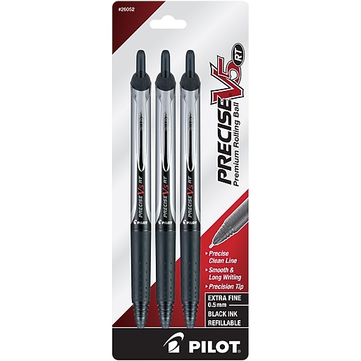 Pilot Precise V5 RT Retractable Rollerball Pens, Extra Fine Point, 0 ...