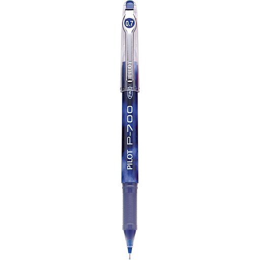 Pilot Precise P-700 Gel Pens, Fine Point, Blue Ink (38611) | Staples