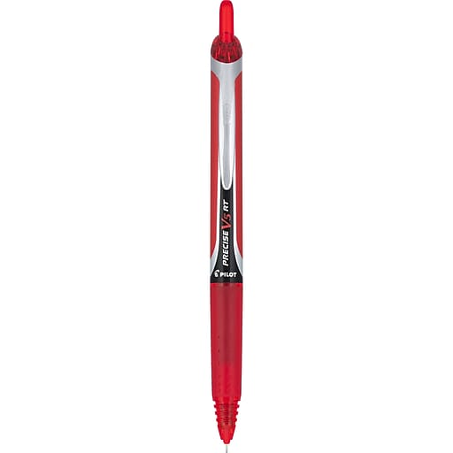 Pilot Precise V5 RT Retractable Rollerball Pen, Extra Fine Point, Red ...