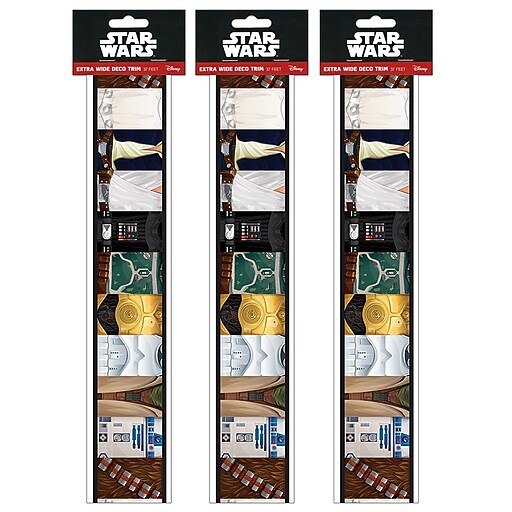 Eureka Star Wars™ Extra Wide Deco Trim®, 37 Feet Per Pack, 3 Packs (EU ...