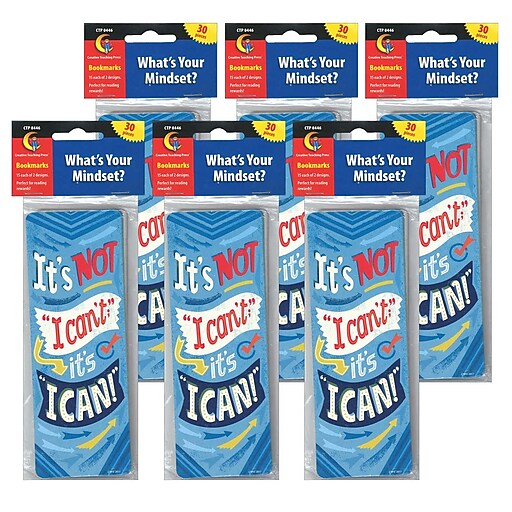 Creative Teaching Press What's Your Mindset? Motivational Bookmarks, 30 ...