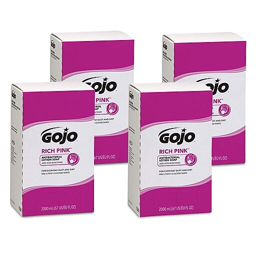 GOJO Rich Pink Antibacterial Liquid Hand Soap Refill for PRO TDX ...