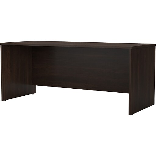 Bush Business Furniture Studio C 72"W Office Desk, Black Walnut ...