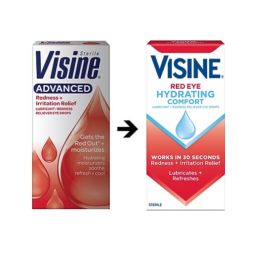Visine Advanced Redness + Irritation Relief Eye Drop (08146-00) | Staples