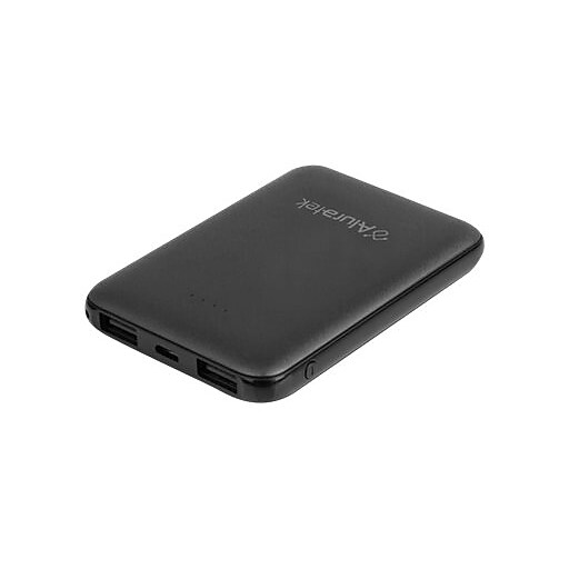 Aluratek USB Power Bank for Most Smartphones, 5000mAh, Black (ASPB5KF ...