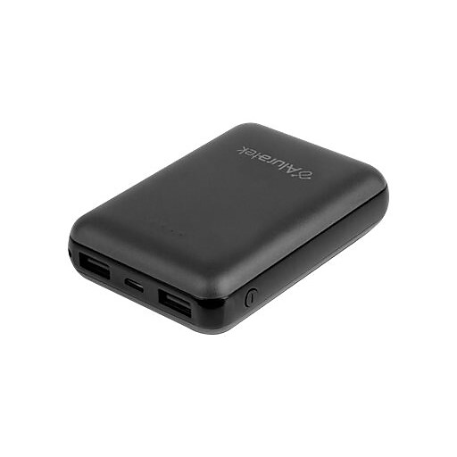Aluratek USB Power Bank for Most Smartphones, 10000mAh, Black (ASPB10KF ...