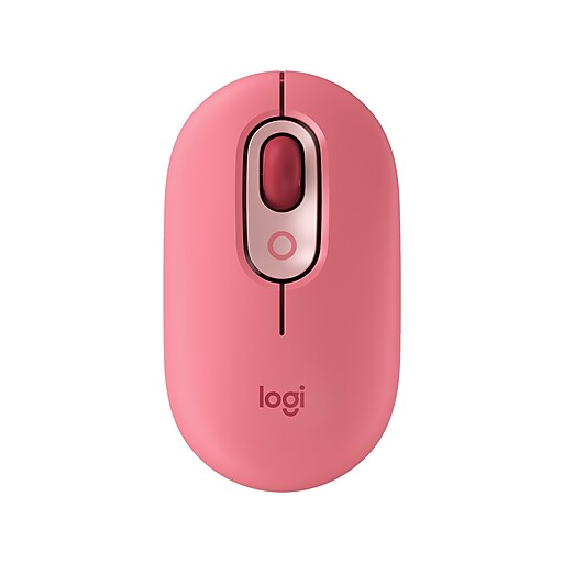 Logitech POP Wireless Ambidextrous Optical USB Mouse, Heartbreaker (910 ...