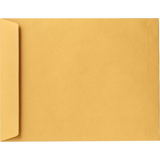 LUX 9 x 12 Kraft Open End Envelopes 50/Pack, 24lb. Brown Kraft (8383-50 ...