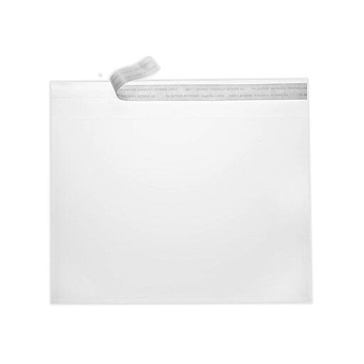 LUX 9 x 12 Booklet Envelopes 50/Pack, Crystal Clear (CC9X12-50) | Staples