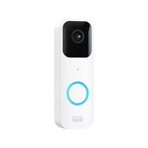 Blink Wi-Fi Wired/Wireless Smart Video Doorbell, White (B08SGKLDRV ...