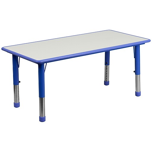 Flash Furniture Wren Rectangular Activity Table, 23.625" x 47.25 ...
