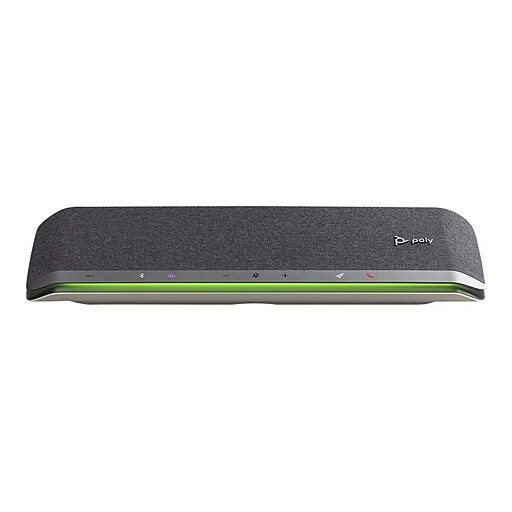 Poly Sync 60 Bluetooth Speakerphone, Black/Silver (77P41AA) | Staples
