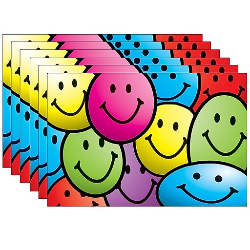 Teacher Created Resources Smiley Faces Postcards, 30 Per Pack, 6 Packs ...