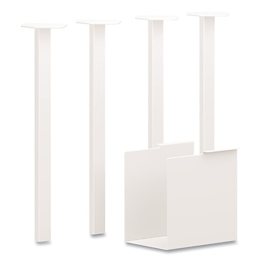 HON® Coze Table Legs, 5.75 x 28, Designer White, 4/Pack | Staples