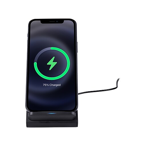 Gomovi by Vivitar Wireless Charging Stand for Qi Enabled Devices, Black ...