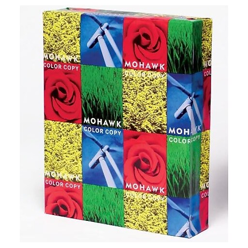 Mohawk Color Copy Paper, 28 lbs., 8.5" x 11", Bright White, 500/Ream ...