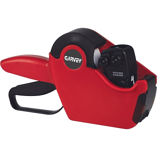 Garvey 2216 Labeler, 8-Line, Red (098611) | Staples