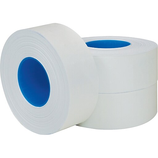 Garvey 1-Line Label Roll, White, 1200 Labels/Roll, 3 Rolls/Pack (098616 ...