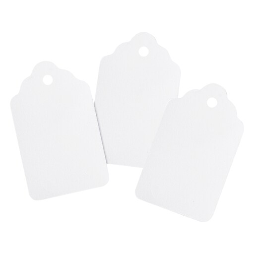 Garvey Marking Tags, White, 1000/Pack (098623) | Staples