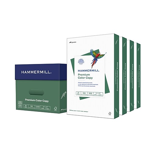 Hammermill Premium 11" x 17" Color Copy Paper, 28 lbs., 100 Brightness ...