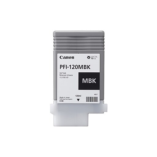 Canon 120MBK Matte Black Standard Yield Ink Cartridge (2884C001) | Staples