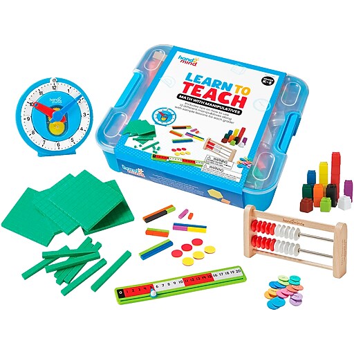 hand2mind Learn to Teach Math Manipulative Kit, Grades K-5 (94520 ...