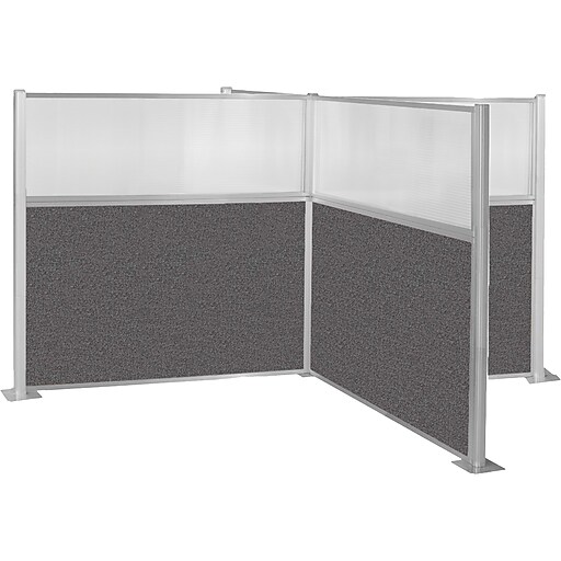 Versare Freestanding Hush Cubicle Kit with Windows, 6"H x 12"W ...
