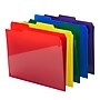 Smead Poly File Folder with Slash Pocket, 1/3-Cut Tab, Letter Size ...