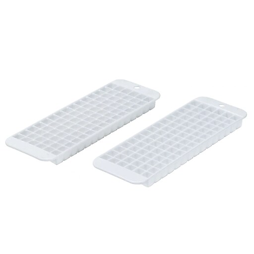 Better Houseware Plastic Cubette Ice Cube Trays, 2 Pack, White (1244/2 ...