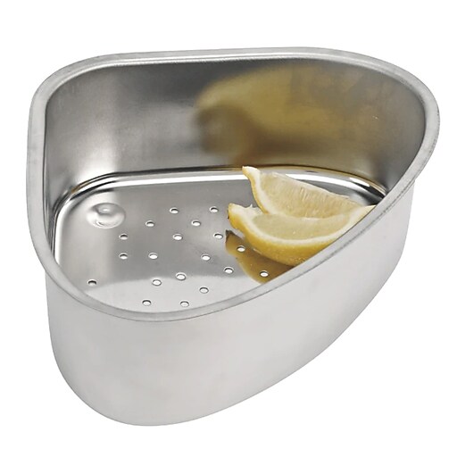 Better Houseware Stainless Steel Corner Sink Strainer Silver 726 Staples